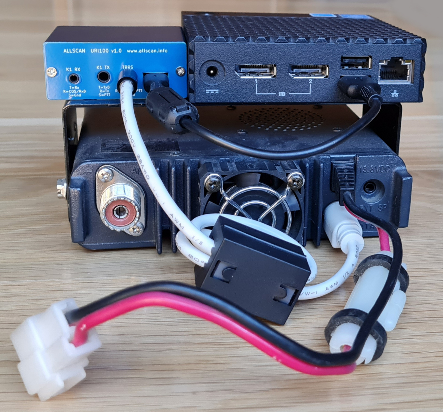 AllScan - How To - Build a Cross-Band Full-Duplex AllStar Node Using a Mobile Radio